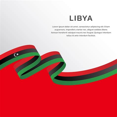 Premium Vector Illustration Of Libya Flag Template