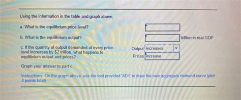 solved using the table below graph the following aggregate