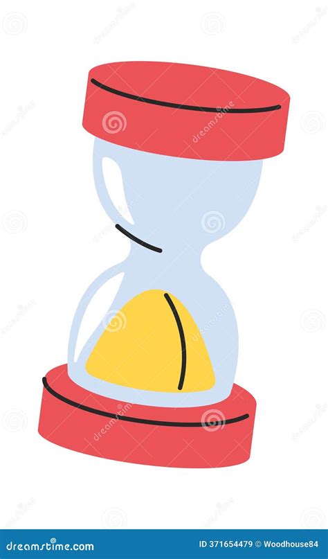 Sand Hourglass Animation Clock Countdown Time In Sandglass Vintage