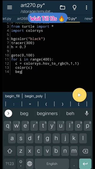 Python Turtle Ninza Graphics Art 270 Coding Status Shorts Python Pythonprogramming