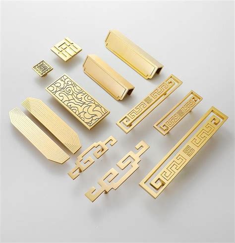 Matte Gold Cabinet Knobs And Pulls Solid Brass Modern Neo Classic Handles