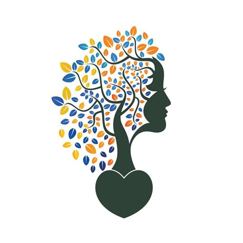 Woman Tree Vector Template Design Woman Face Leaf Vector Design Vector Art At Vecteezy