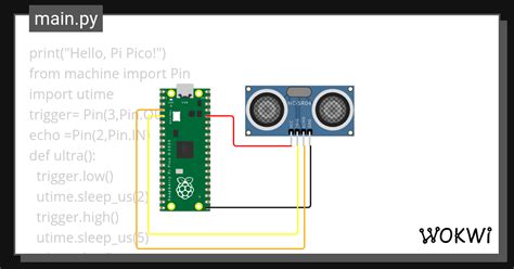 Ultra Sonic Sensor Wokwi Esp32 Stm32 Arduino Simulator