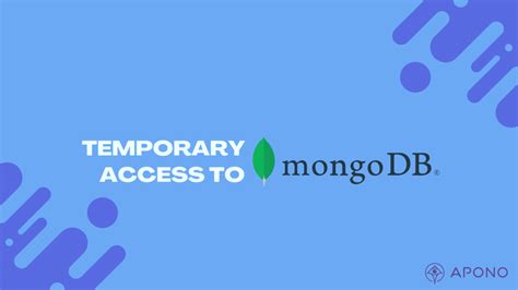 Temporary Access To Mongodb Apono