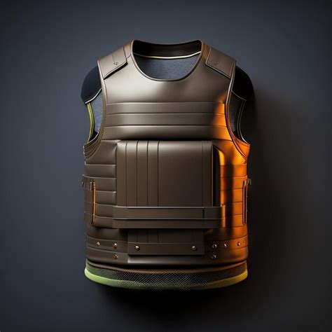 Premium Ai Image A Bulletproof Vest Isolated