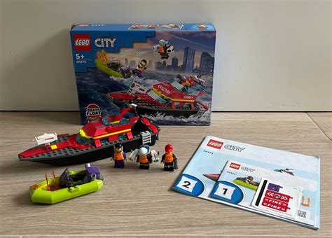 Lego City Fire Rescue Boat Hobbies Toys Toys Games On Carousell
