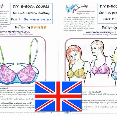 Bra E Booklet Pattern Sidebar Xl By Merckwaerdigh Etsy