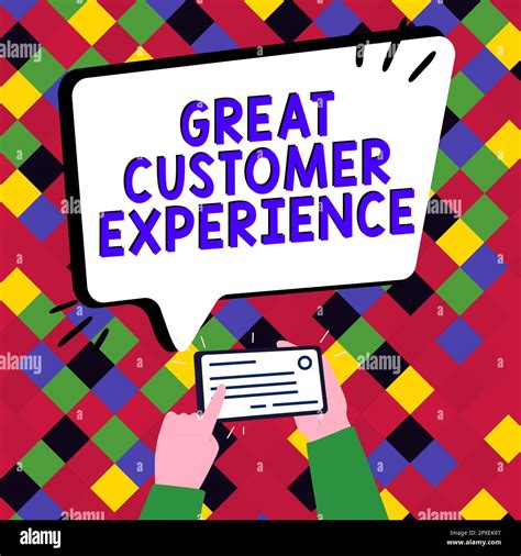 Inspiration Showing Sign Great Customer Experience Word Written On Responding To Clients With