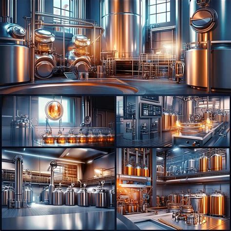 Quothightech Brewery With Advanced Beer Brewing Processquot Premium Ai Generated Image