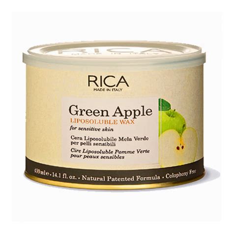 Rica Liposoluble Hair Wax 400ml Green Apple