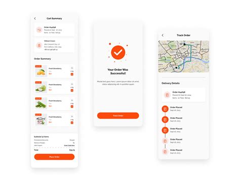 Grocery Shopping Mobile App Uiux Design Behance