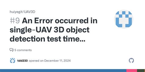 An Error Occurred In Single Uav 3d Object Detection Test Time Detr3d