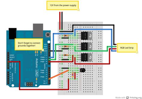 Arduino And RGB Led Strip General Guidance Arduino Forum