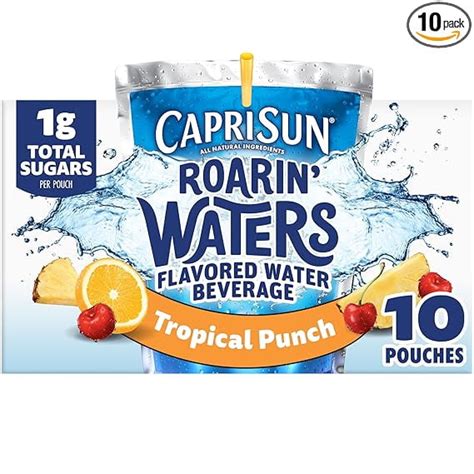 Capri Sun Roarin Waters Tropical Punch Flavored With Other Natural