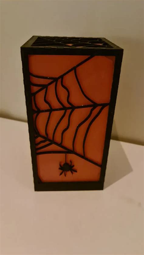 Spider Web Lantern By Papirfly Makerworld Download Free 3d Models