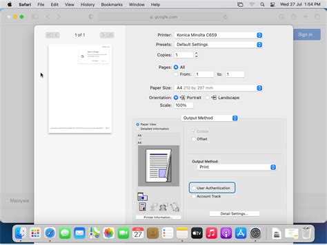 How To Key In User Authenticationaccount Track On Printer Driver For