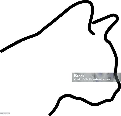 광고에 대한 고양이 벡터 기호입니다 책 상점 상점에 적합합니다 미니멀한 윤곽선 스타일로 편집 가능한 획 디자인 기호 가득 찬에 대한 스톡 벡터 아트 및 기타 이미지 Istock