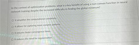Solved In The Context Of Optimization Problems What Is A