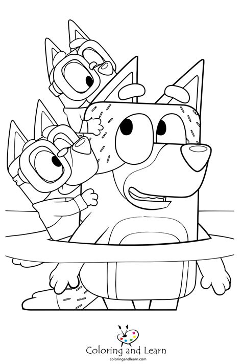 Bluey Coloring Pages Free 2026 Coloring And Learn