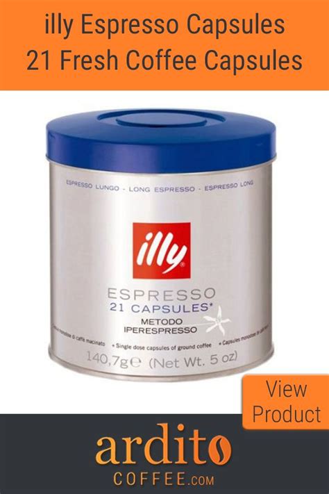 Illy Iper Capsules Lungo 21 Capsules Illy Coffee Illy Espresso