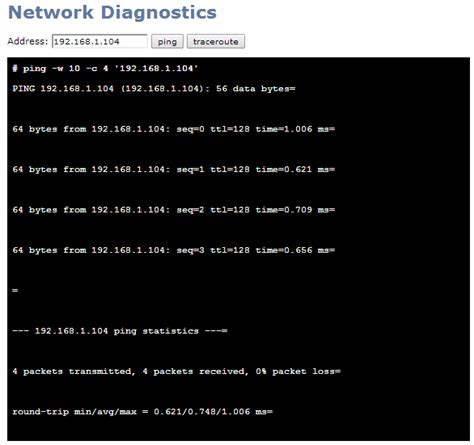 Perform Network Diagnostics