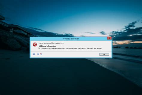 Cannot Generate Sspi Context How To Fix It Quickly
