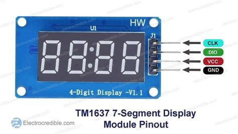 Tm1637 Module Pinout For Raspberry Pi Pico W
