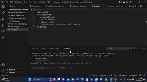 local scope and global scope in python youtube