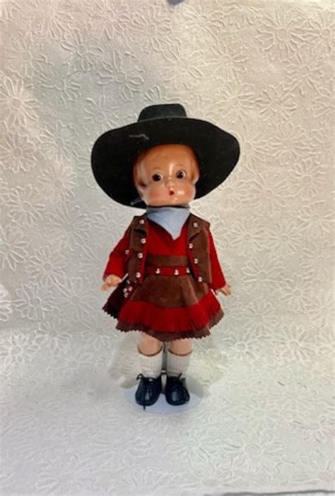 Effanbee Cowgirl 12 5 Inches Patsy So Sweet With Holster Made In 1997 Reproduction From 1928