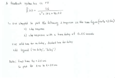 Solved All Calculation Must Be Done Using Only Matlab No