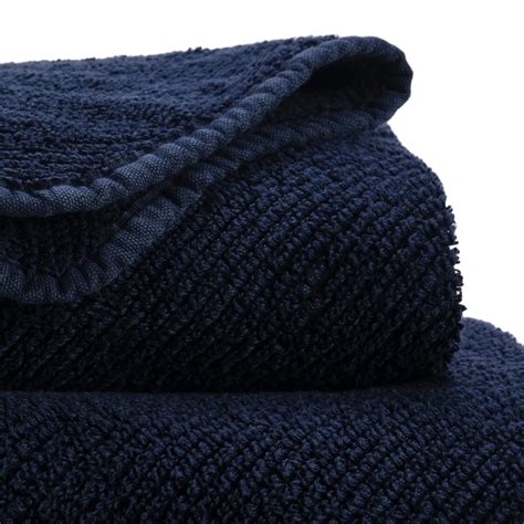 Abyss Twill Euro Guest Towel 17x24 Navy 314 Fig Linens And Home
