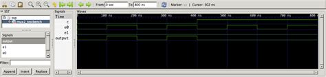 vhdl input assignment in testbench and output values ghdl and