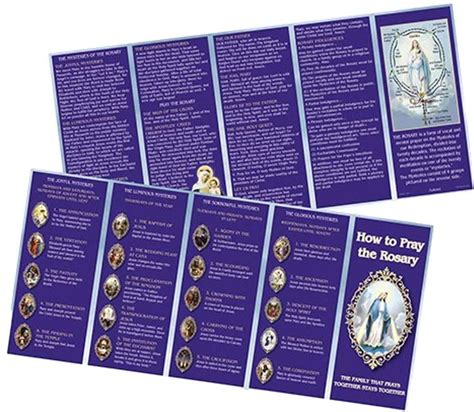 How To Pray The Rosary Printable Pamphlet
