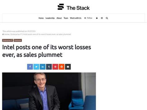 The Collapse Of South Koreas Semiconductor Industry Follows Intel Reporting Its Worst Losses