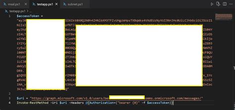 Unable To Retreive Messages In Office 365 Using Invoke Restmethod With