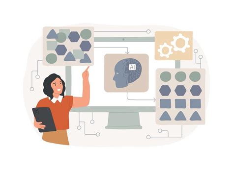 premium vector aidriven data transformation abstract concept vector