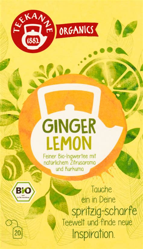 Teekanne Bio Ginger Lemon G Bylinn Aj