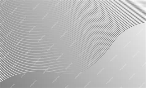 Premium Vector Abstract Wavy Stripes Background Gray Gradient Background With Wavy Lines For