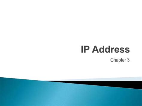 PPT IP Address PowerPoint Presentation Free Download ID 3239285
