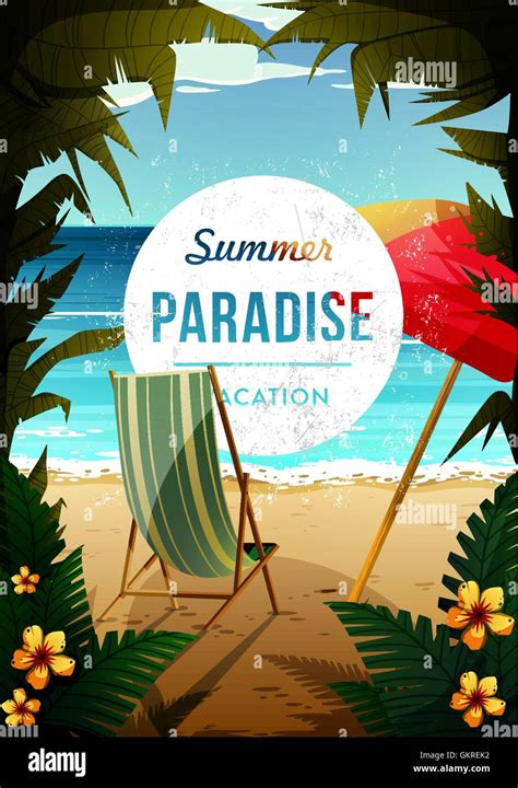 Summer Vacation Concept Background Stock Vector Image And Art Alamy