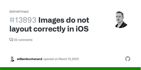Images Do Not Layout Correctly In Ios · Issue 13893 · Dotnetmaui · Github