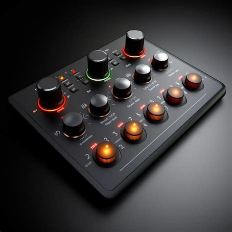 premium ai image drum programming pad synthwave