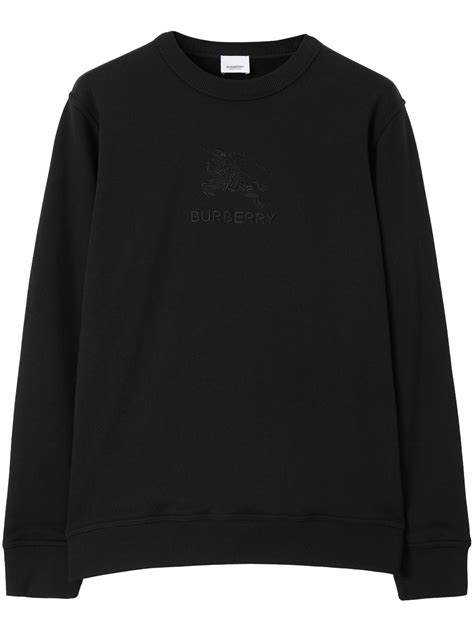 Burberry Ekd Logo Embroidered Sweatshirt Farfetch