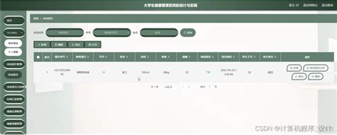健康管理系统python 健康管理系统设计 mob6454cc627440的技术博客 51cto博客