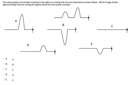 Solved Two Wave Pulses Are Initially Traveling To The Right