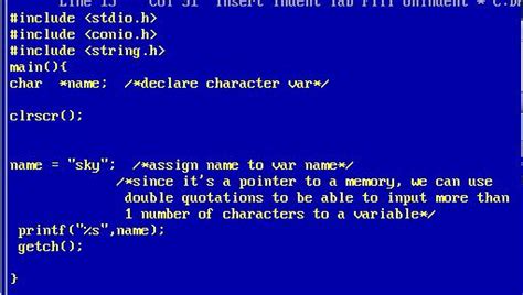 Htmlcss Photoshop Tutorials Turbo C Programming Day 1b Basic Input