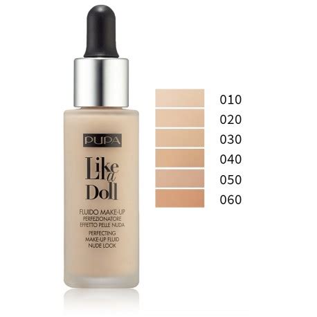 Pupa Like A Doll Perfecting Make Up Fluid Spf15 Makiažo Pagrindas