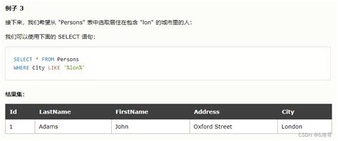 Sql 语法——like Csdn博客 Sql 语法——like Csdn博客