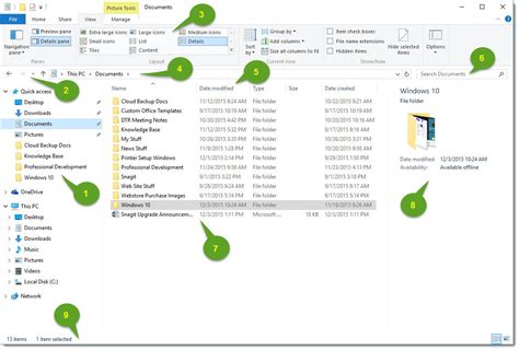 Working With The File Explorer In Windows 10 University Information Services Georgetown
