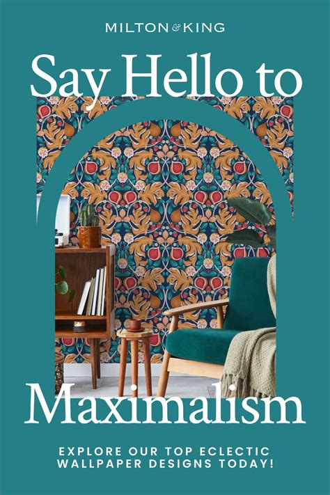 Maximalist Wallpaper • Extravagant Patterns Rich Colors • Milton